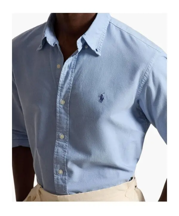 Polo Ralph Lauren Long-sleeve Cotton Shirt - Light Blue