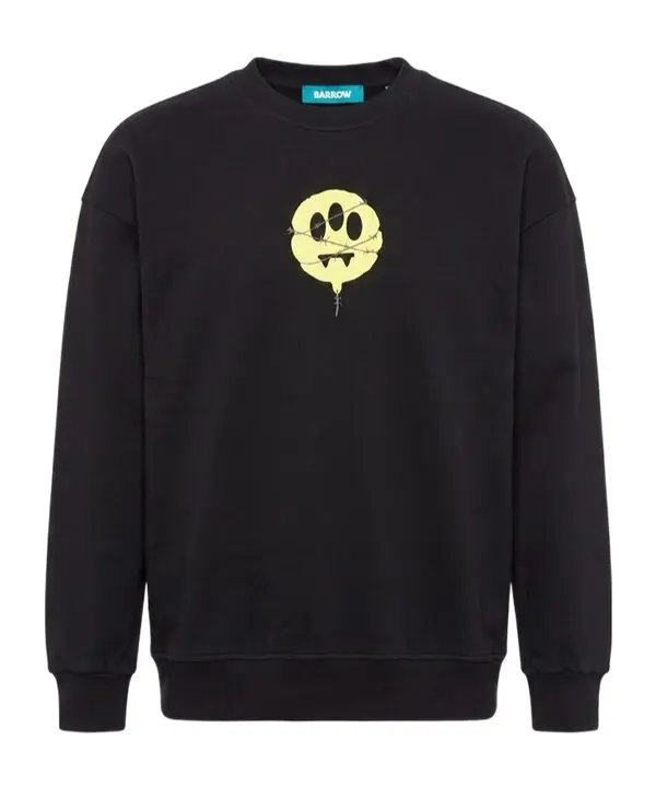 BARROW Printed Crew-neck Sweatshirt
