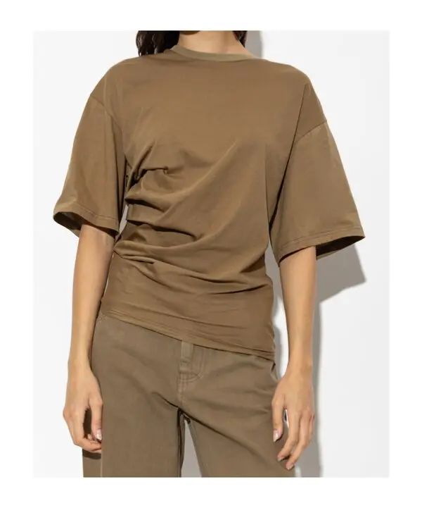 Christopher Esber Draped Jersey Top - Khaki