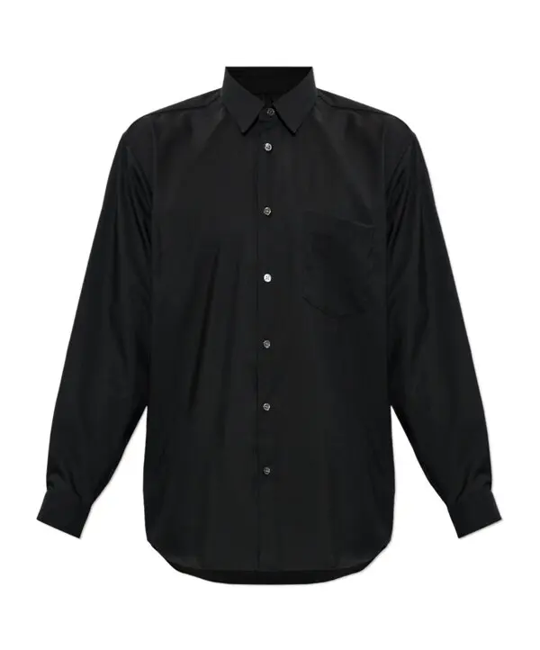 Comme Des Garçons Long-sleeved Buttoned Shirt