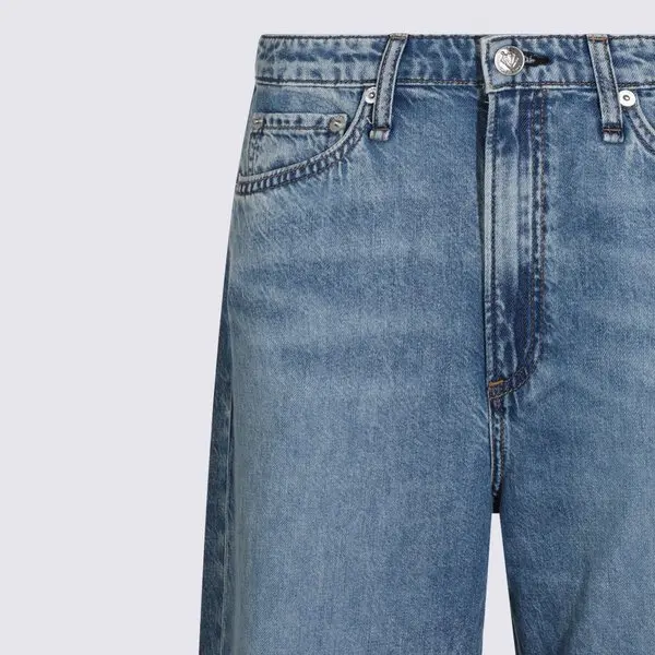 Rag & Bone Rag Bone Logan High-rise Wide-leg Jeans - Blue