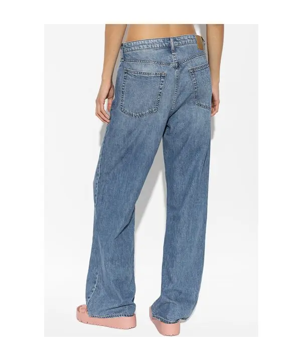 Rag & Bone Rag Bone Logan High-rise Wide-leg Jeans - Blue