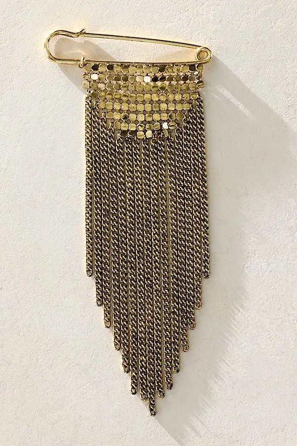 Free People Reed Brooch - Gold