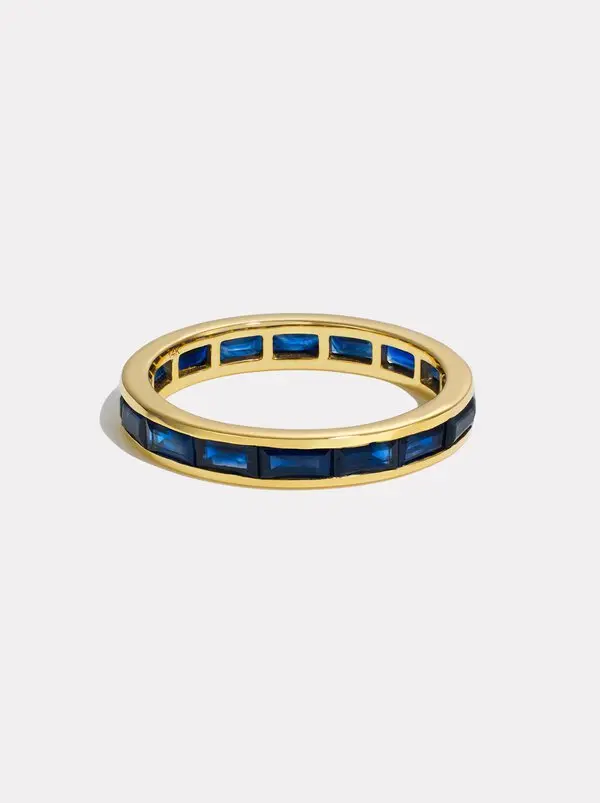 BY PARIAH Prism Stacking Ring Navy Sapphire
