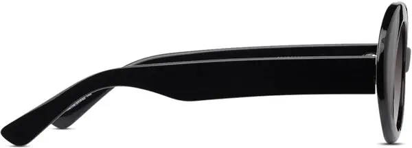Zenni Oversized Oval Sunglasses Plastic Full Rim Frame - Black
