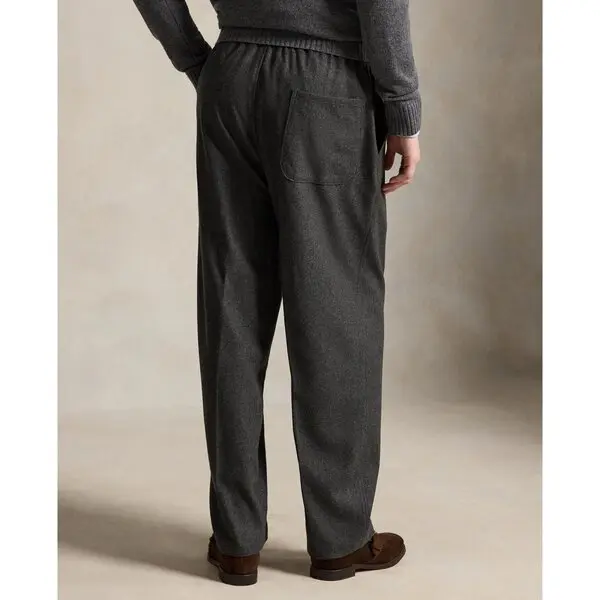 Ralph Lauren Relaxed Fit Wool Easy Pant - Charcoal