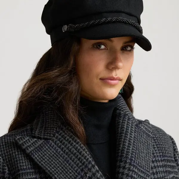 Ralph Lauren Felted Fisherman Cap - Black