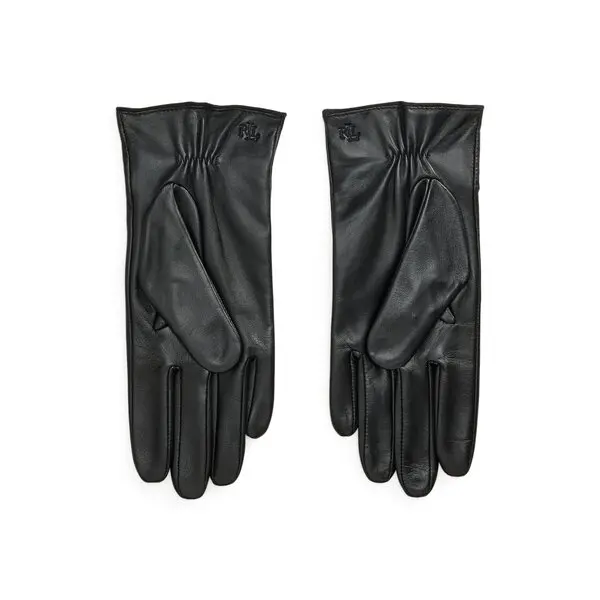 Ralph Lauren Bow-trim Sheepskin Gloves