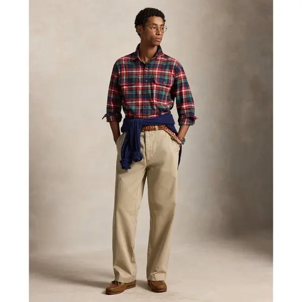 Ralph Lauren Classic Fit Plaid Flannel Workshirt