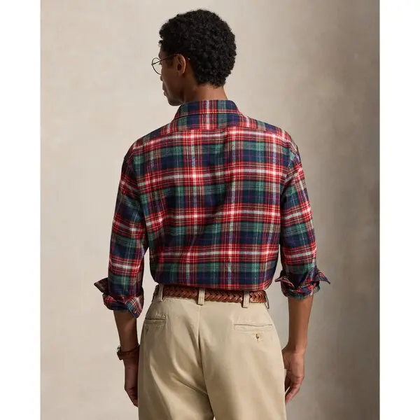 Ralph Lauren Classic Fit Plaid Flannel Workshirt