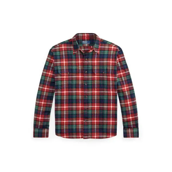 Ralph Lauren Classic Fit Plaid Flannel Workshirt