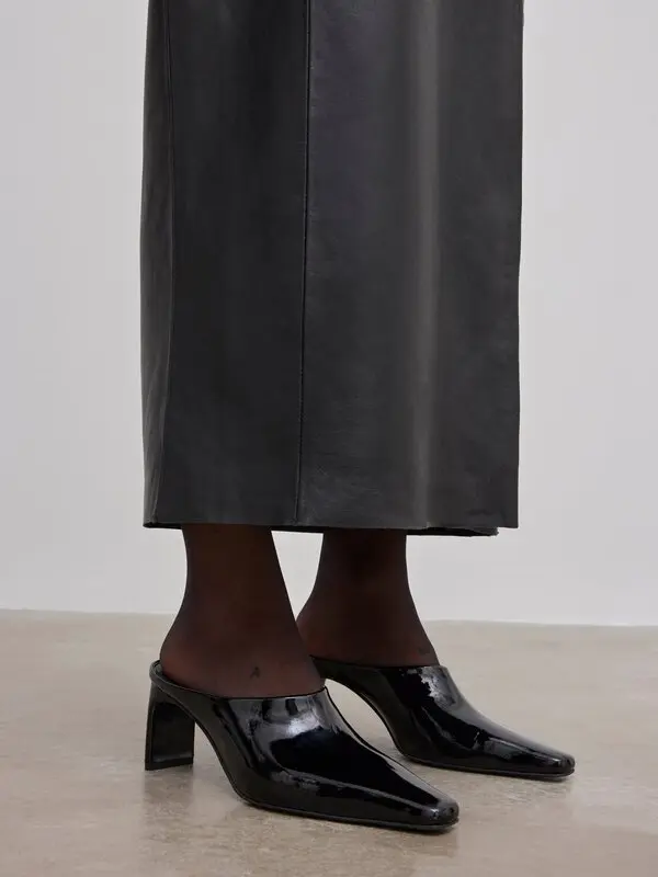 HOUSE OF DAGMAR Heeled Mule Patent