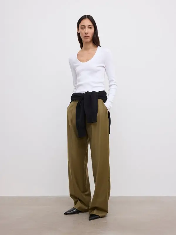 HOUSE OF DAGMAR Scoop Jersey Top