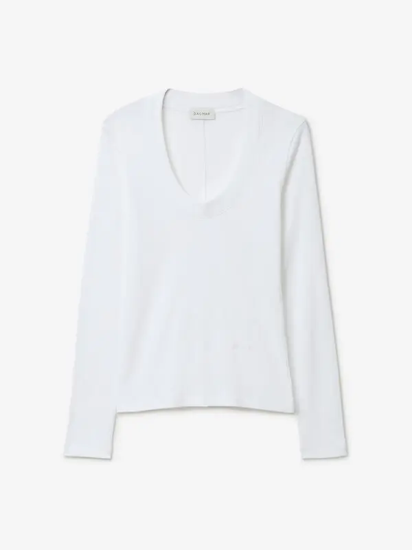 HOUSE OF DAGMAR Scoop Jersey Top