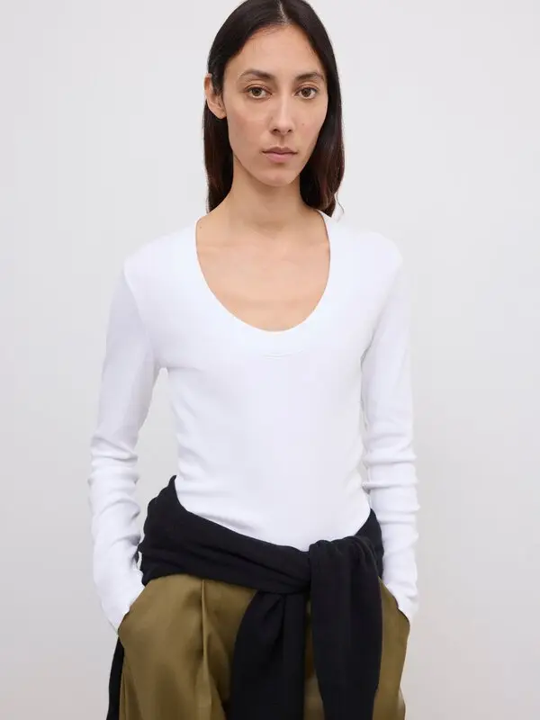 HOUSE OF DAGMAR Scoop Jersey Top