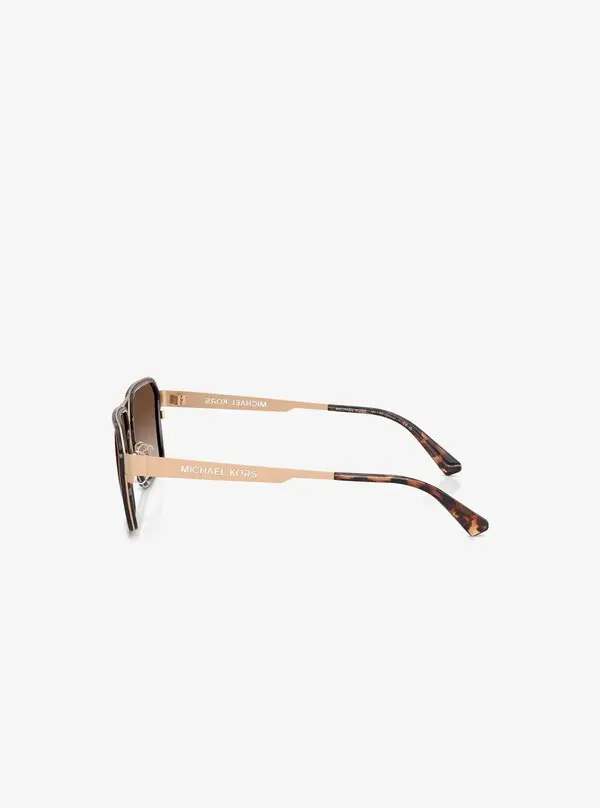 Michael Kors Oxford Sunglasses In By - Gold