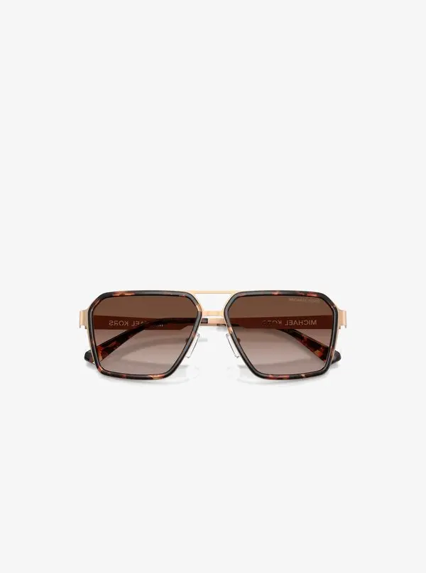 Michael Kors Oxford Sunglasses In By - Gold