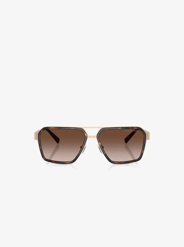 Michael Kors Oxford Sunglasses In By - Gold