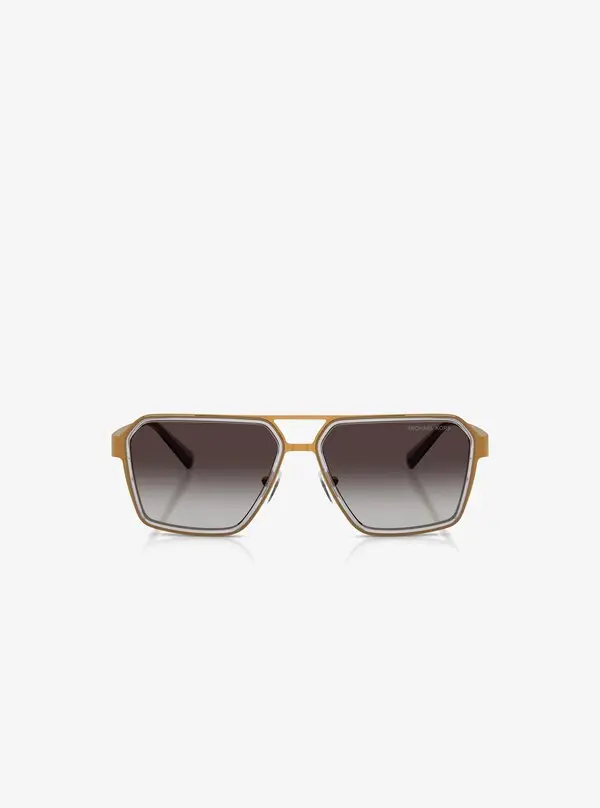 Michael Kors Oxford Sunglasses In By - Gold