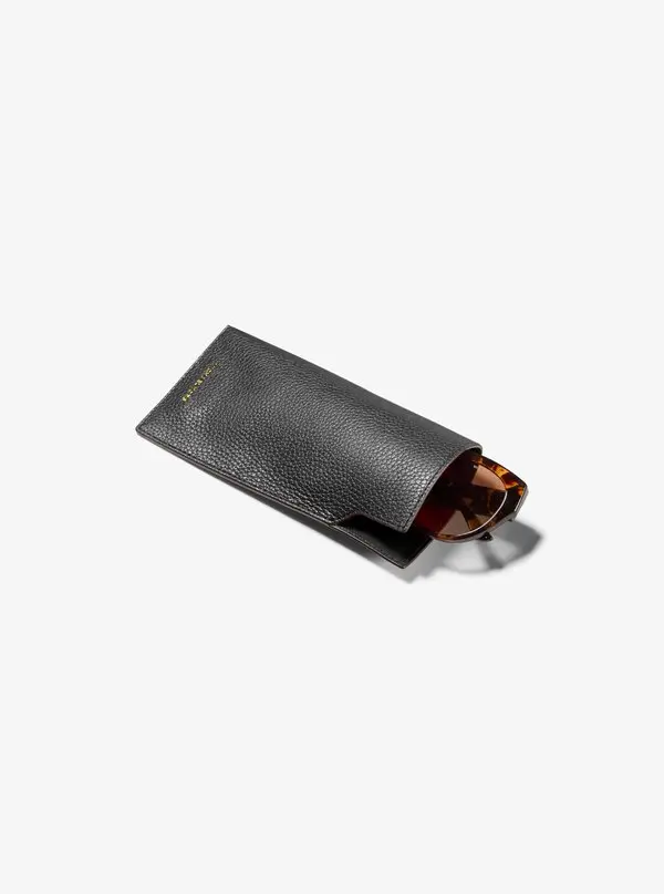 Michael Kors Jet Set Pebbled Leather Sunglass Case In By