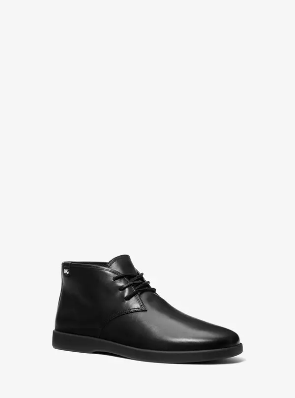 Michael Kors Wesley Leather Boot In Size By