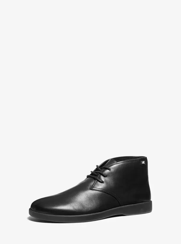 Michael Kors Wesley Leather Boot In Size By