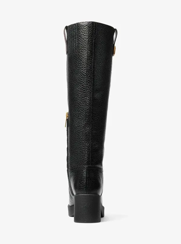 Michael Kors Bryant Leather Platform Boot In Size By