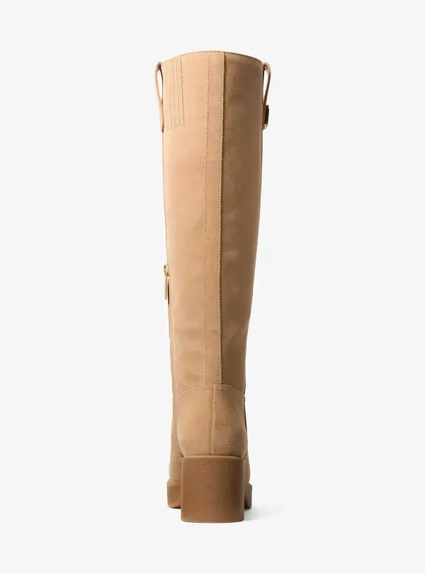 Michael Kors Bryant Suede Platform Boot In Size By