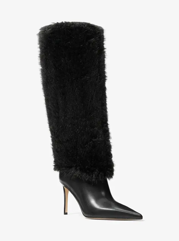 Michael Kors Dawn Faux Fur Boot In Size By