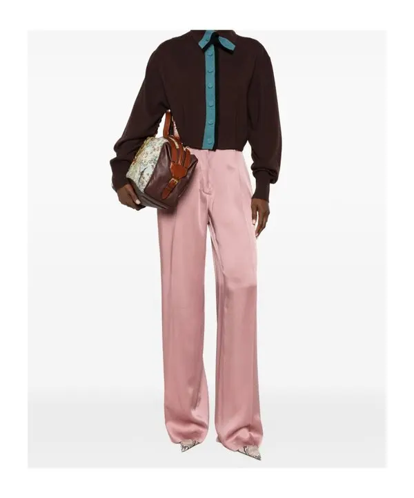 Dries Van Noten Satin Trousers