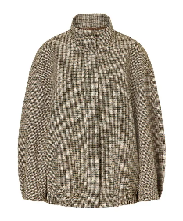 Dries Van Noten Checked Bomber Jacket