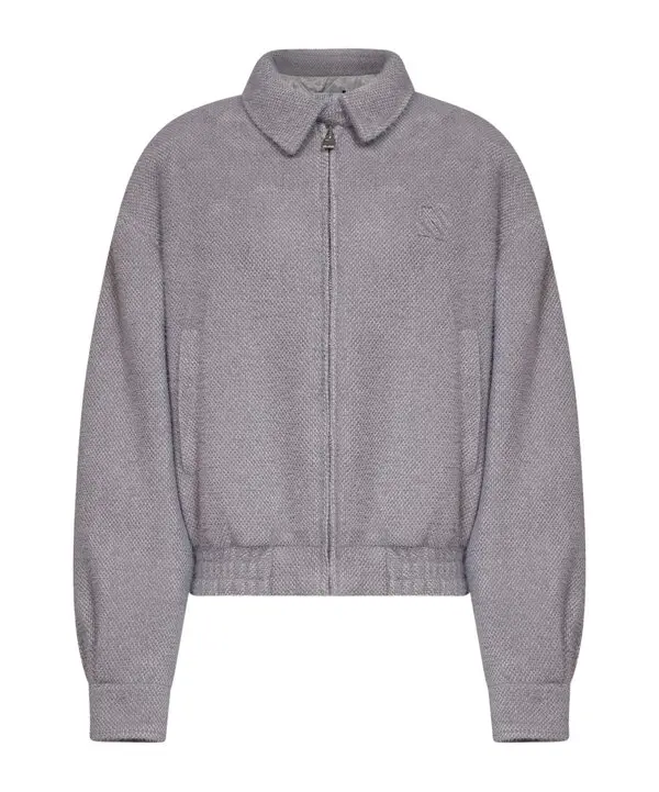 Giuseppe Di Morabito Zip-up Long-sleeved Jacket - Grey
