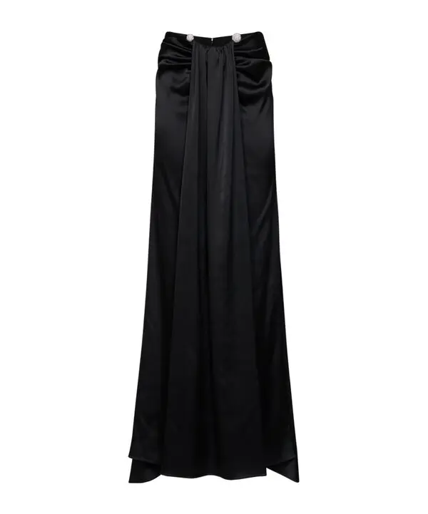 Giuseppe Di Morabito Draped Asymmetric Skirt - Black