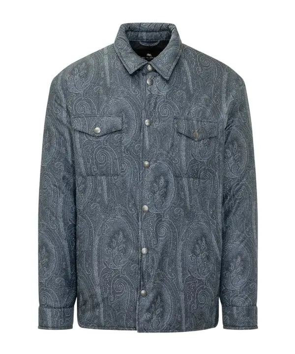 Etro Paisley Buttoned Overshirt