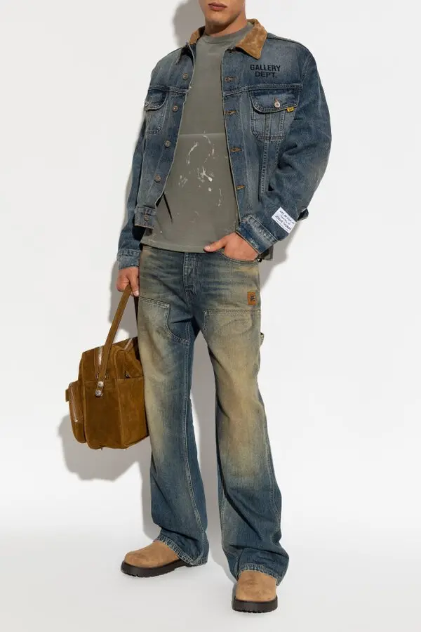 GALLERY DEPT. Cordcollar Cropped Denim Jacket