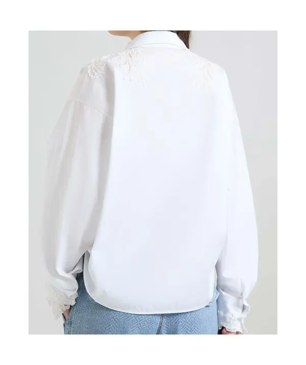 Ermanno Scervino Floral Lace Shirt