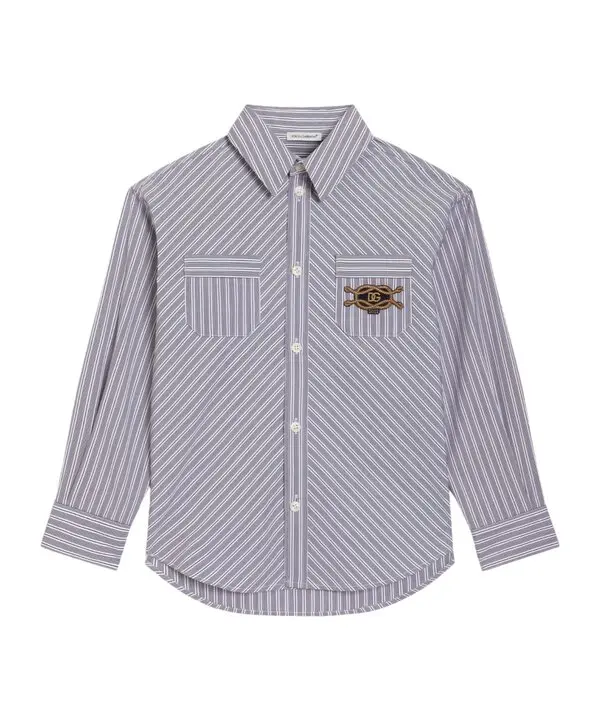 Dolce & Gabbana Striped Poplin Shirt