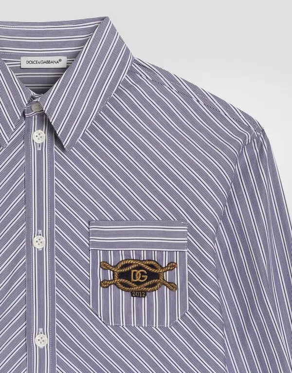 Dolce & Gabbana Striped Poplin Shirt