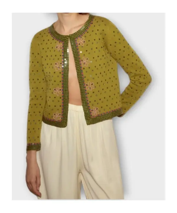 BODE Fairyfloss Embellished Cardigan