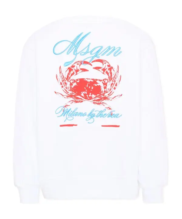 MSGM Crab-print Sweatshirt
