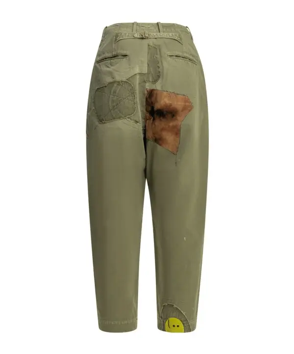 Kapital Katsuragi Patchwork Embroidered Tailored Trousers