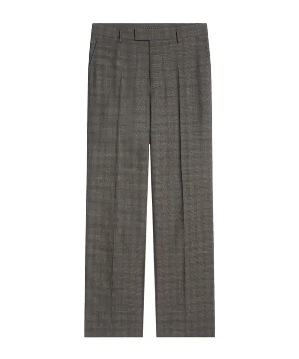 Dries Van Noten Long Straight-leg Wool Pants