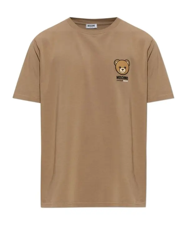 Moschino Bear-printed Short Sleeved T-shirt