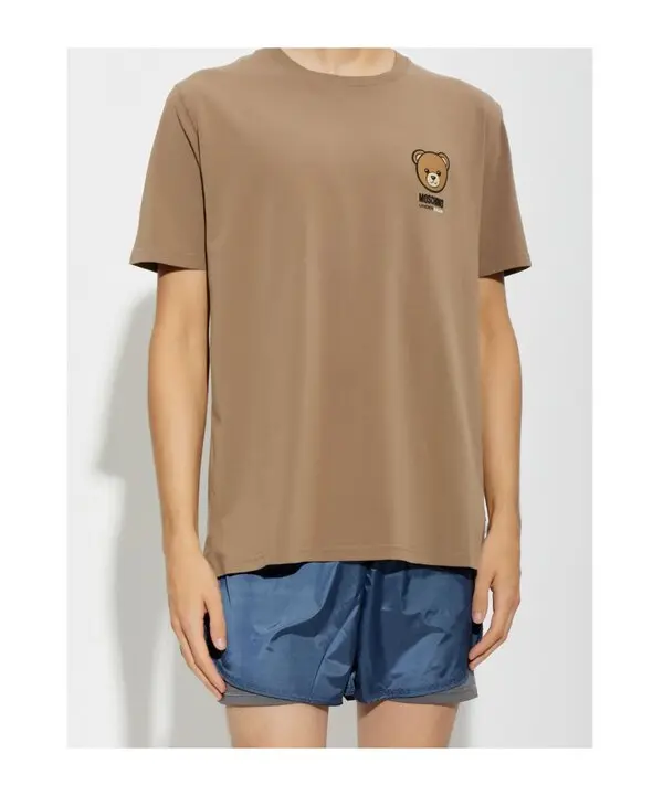 Moschino Bear-printed Short Sleeved T-shirt
