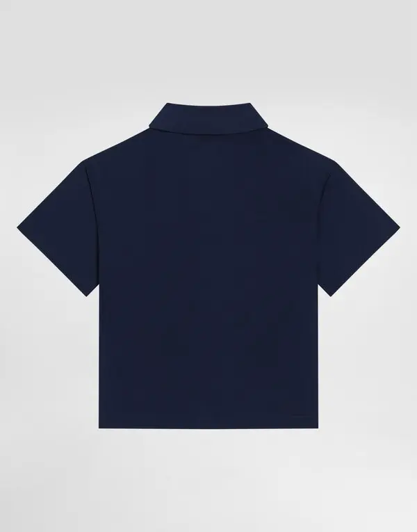 Dolce & Gabbana Logo-patch Polo Shirt