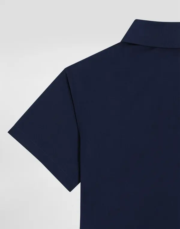 Dolce & Gabbana Logo-patch Polo Shirt