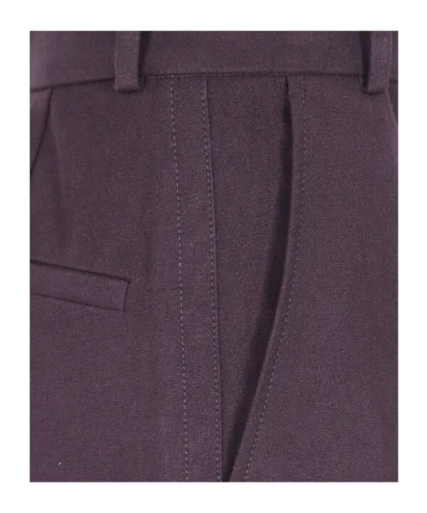 JOSEPH Wide-leg Trousers - Black