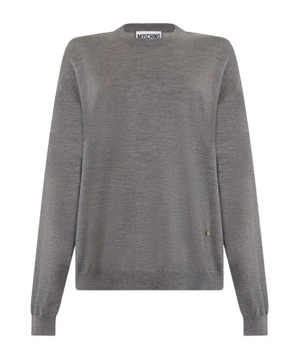 Moschino Long-sleeved Pullover - Grey