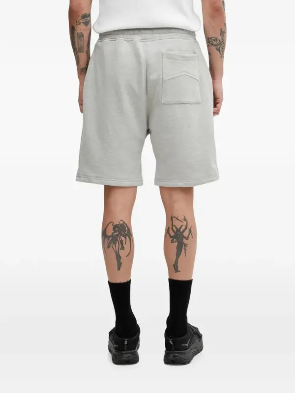 Rhude Logo-embroidered Drawstring Shorts - Grey