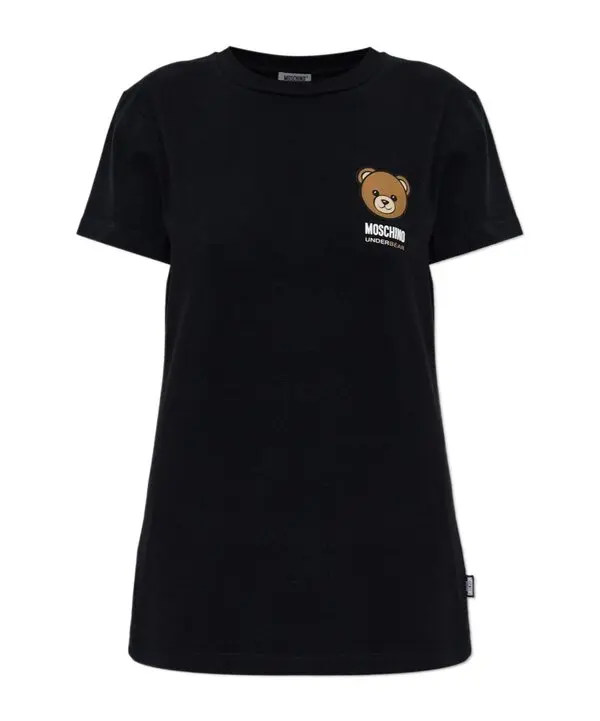 Moschino Bear-printed Short Sleeved T-shirt